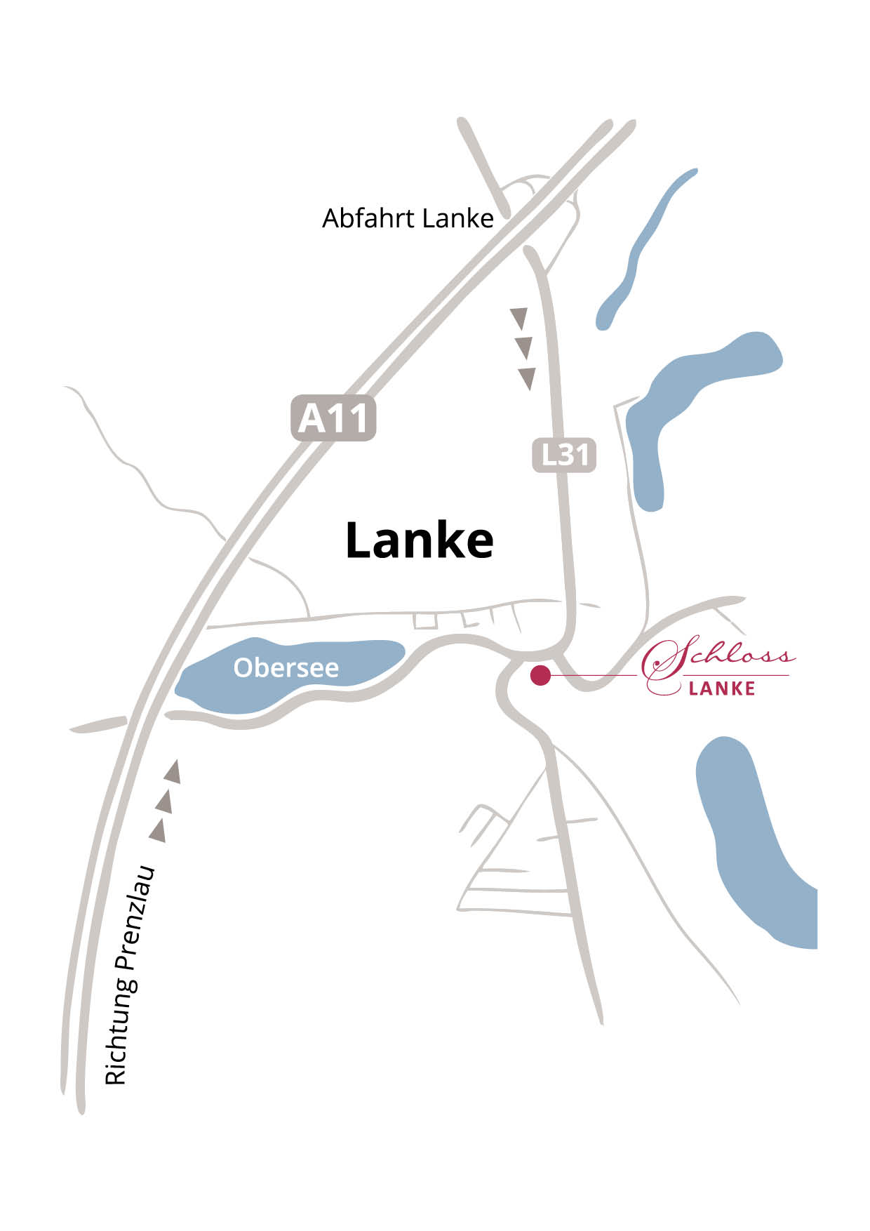 Anfahrt – Schloss Lanke